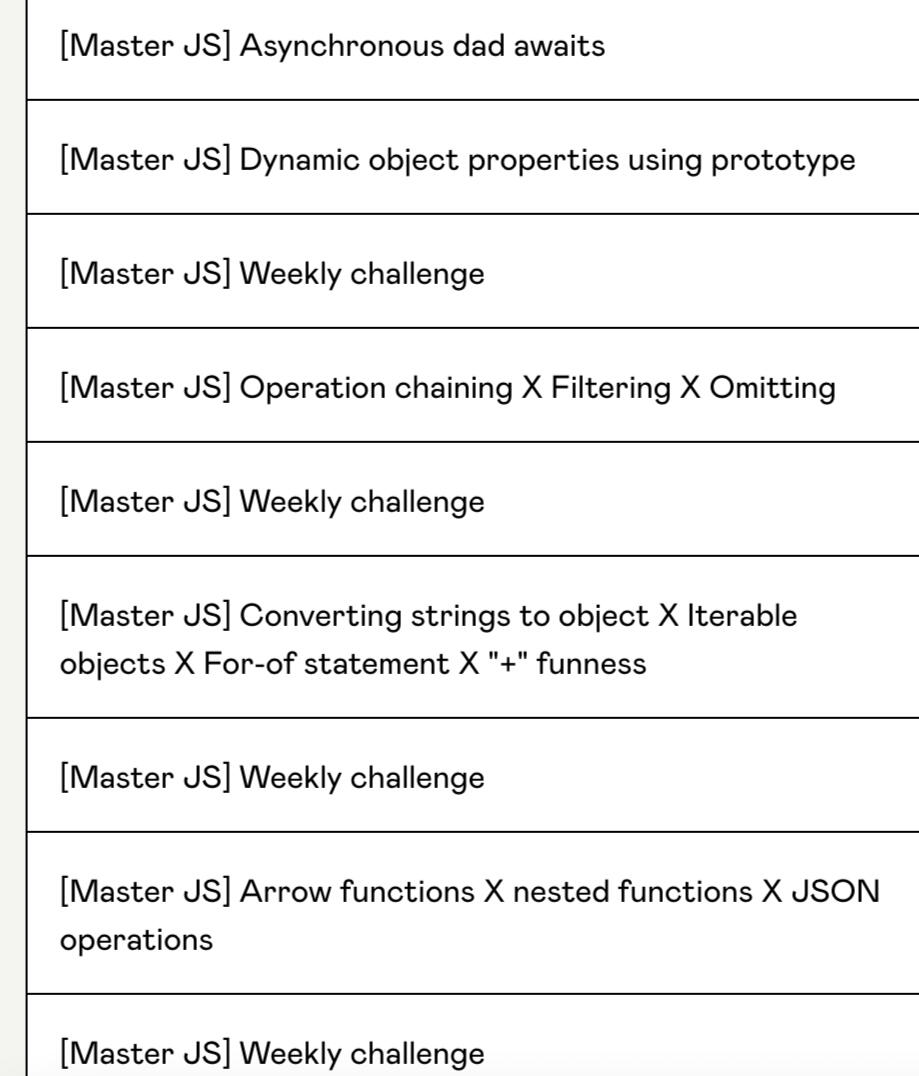 Master Javascript